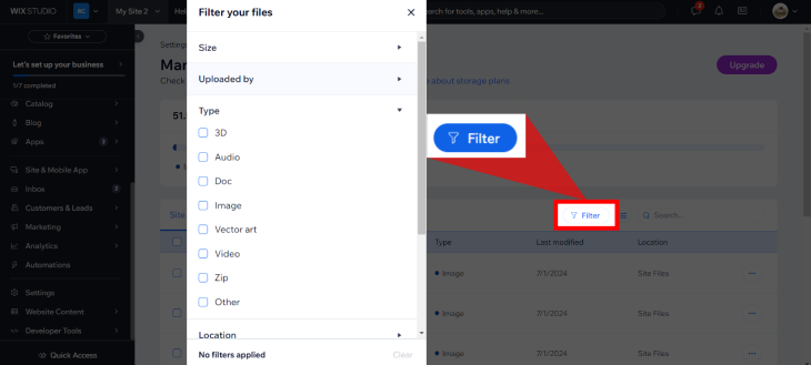 How To Check Storage Space On Wix | Wiksit
