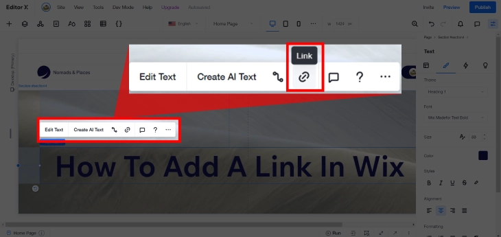 How To Add A Link In Wix | Wiksit