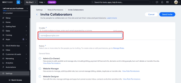 How To Collaborate In Wix | Wiksit