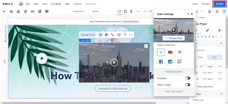 How To Add And Set Up Wix Video | Wiksit